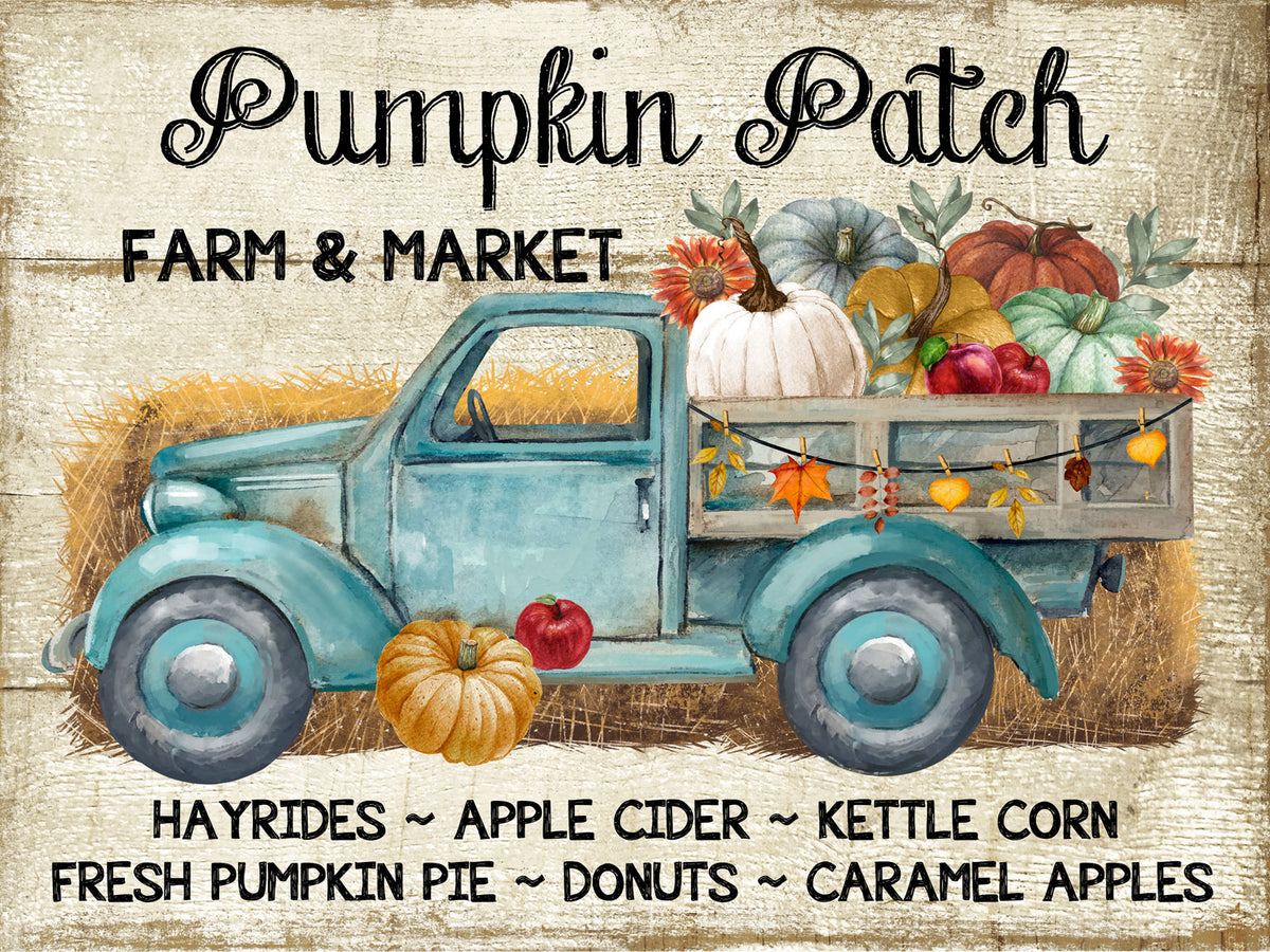 Pumpkin Blue Truck - 5629 – Impressions2