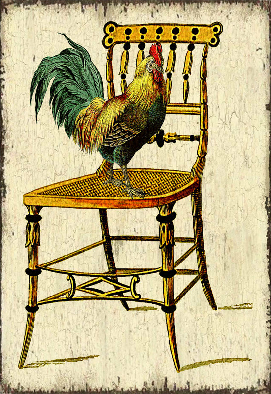 Rooster On Chair - 2259 – Impressions2